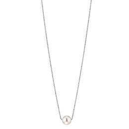 Kette mit Anhänger ADRIANA "La Maddalena, L13" Halsketten Gr. Silber 925 (Sterlingsilber)-Perlen, Länge: 50 cm, bunt (silberfarben, weiß) Damen Ketten mit Anhänger