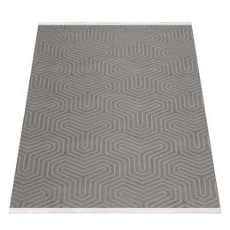 Teppich Ayyildiz Teppiche "STYLE 8901" Teppiche Gr. B/L: 160 cm x 230 cm, 7 mm, 1 St., braun (mocca) Esszimmerteppiche