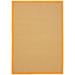 Sisalteppich CarpetFine "Sisal" Teppiche Gr. B/L: 120 cm x 170 cm, 5 mm, 1 St., orange Esszimmerteppiche
