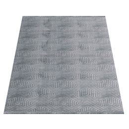 Teppich Ayyildiz Teppiche "STYLE 8901" Teppiche Gr. B/L: 200 cm x 290 cm, 7 mm, 1 St., grau (grey) Esszimmerteppiche