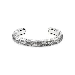 Armspange Baldessarini "Schmuck Geschenk, Armkette Armschmuck Silber 925" Armbänder Gr. Silber 925 (Sterlingsilber), silberfarben (silberfarben, schwarz) Herren Armketten