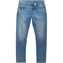 Slim-fit-Jeans G-Star Raw "3301 Slim" Gr. 29, Länge 32, blau (sun faded waterside) Herren Jeans Slim Fit