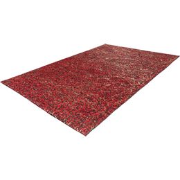 Fellteppich Calo-deluxe "Vezzana 615" Teppiche Gr. B/L: 80 cm x 150 cm, 5 mm, 1 St., rot Esszimmerteppiche
