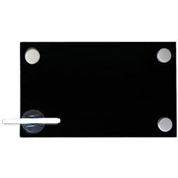Mucola 30x50cm Magnettafel Schwarz Whiteboard Glasboard Magnetwand Schreibtafel Board