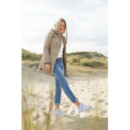 Winterjacke Kangaroos Gr. 46, beige (beige (winterjacke aus nachhaltigem material)) Damen Jacken Lange