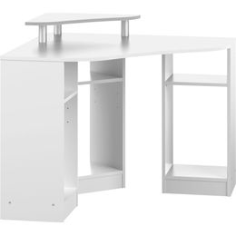 Schreibtisch TemaHome "Corner" Tische Gr. B/H/T: 94 cm x 81,8 cm x 94 cm, weiß (weiß, weiß) Schreibtische