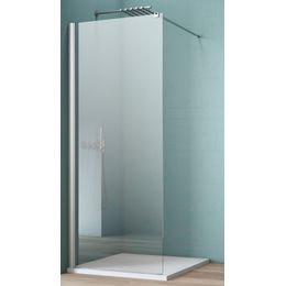 Walk-in-Dusche maw by GEO "AW001" Duschwände Gr. B/H: 120 cm x 200 cm, beidseitig montierbar, mit Antikalk-Versiegelung, silberfarben Duschen