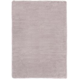 Hochflor-Teppich Home Affaire "Nerja" Teppiche Gr. B/L: 120 cm x 170 cm, 35 mm, 1 St., rosa (altrosa) Esszimmerteppiche