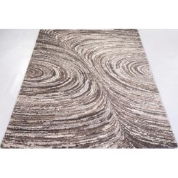 Teppich OCI DIE TEPPICHMARKE "Lexa Face" Teppiche Gr. B/L: 160 cm x 230 cm, 20 mm, 1 St., braun (braun, grau) Esszimmerteppiche