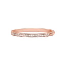 Armreif Michael Kors "PREMIUM, BRILLANCE, PRECIOUS, MKC1636AN" Armbänder Gr. Silber 925 (Sterlingsilber), rosegold (roségoldfarben, kristallweiß, kristallweiß) Damen Armreifen