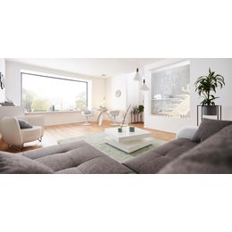 Teppich my home "Desner, Hochflor Teppiche" Teppiche Gr. B/L: 300 cm x 400 cm, 38 mm, 1 St., grün Esszimmerteppiche