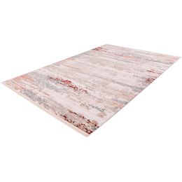 Teppich Home Affaire "Henri" Teppiche Gr. B/L: 120 cm x 180 cm, 12 mm, 1 St., rosa (grau, lachs) Esszimmerteppiche