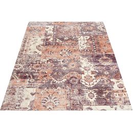 Teppich Home Affaire "Salma" Teppiche Gr. B/L: 200 cm x 290 cm, 10 mm, 1 St., bunt (multi, terra) Baumwollteppiche