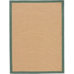 Sisalteppich CarpetFine "Sisal" Teppiche Gr. B/L: 140 cm x 200 cm, 5 mm, 1 St., grün Esszimmerteppiche