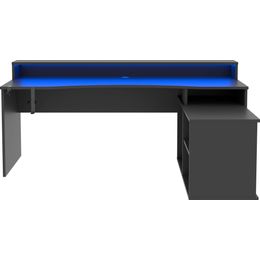 Gaming-Tisch FORTE "Tezaur" Tische Gr. B/H/T: 200 cm x 91,1 cm x 72 cm, schwarz Gamingtische