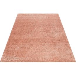 Hochflor-Teppich Esprit "Live Nature" Teppiche Gr. B/L: 120 cm x 170 cm, 55 mm, 1 St., rosa Esszimmerteppiche