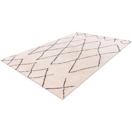Hochflor-Teppich Calo-deluxe "Elvar-4000" Teppiche Gr. B/L: 120 cm x 170 cm, 27 mm, 1 St., beige (elfenbeinfarben) Esszimmerteppiche