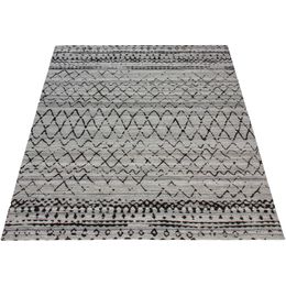 Teppich Inosign "Maria" Teppiche Gr. B/L: 160 cm x 230 cm, 6 mm, 1 St., beige (natur, grau) Baumwollteppiche