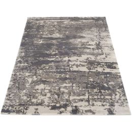 Teppich Musterring "ANGELES PILANO" Teppiche Gr. B/L: 250 cm x 350 cm, 10 mm, 1 St., grau Esszimmerteppiche