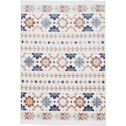 Teppich CarpetFine "Deja 103" Teppiche Gr. B/L: 160 cm x 230 cm, 4 mm, 1 St., beige Esszimmerteppiche