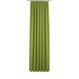 Vorhang WIRTH "Newbury" Gardinen Gr. 335 cm, Kräuselband, 130 cm, grün Kräuselband