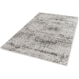 Teppich Astra "Noa 202" Teppiche Gr. B/L: 133 cm x 190 cm, 9 mm, 1 St., schwarz (schwarz, beige) Esszimmerteppiche