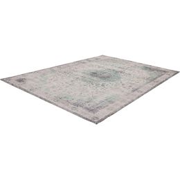 Teppich Calo-deluxe "Layata 8031" Teppiche Gr. B/L: 140 cm x 200 cm, 9 mm, 1 St., grün (mint, elfenbeinfarben) Esszimmerteppiche