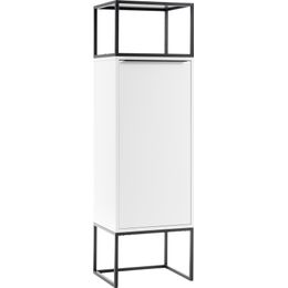 Highboard MCA furniture "Lille" Sideboards Gr. B/H/T: 50 cm x 165 cm x 40 cm, weiß (weiß matt) Highboards