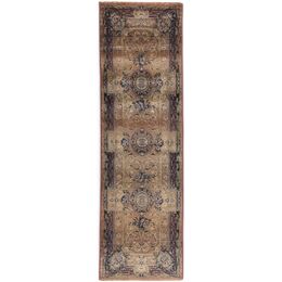 Läufer Theko "Gabiro 856" Teppiche Gr. B/L: 80 cm x 300 cm, 10 mm, 1 St., rosegold (roségoldfarben) Teppichläufer