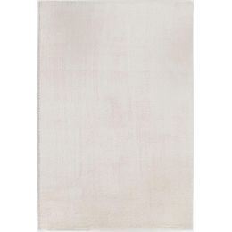 Hochflor-Teppich OCI DIE TEPPICHMARKE "Soft Dream" Teppiche Gr. B/L: 200 cm x 200 cm, 30 mm, 1 St., beige (creme) Esszimmerteppiche