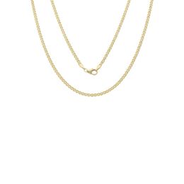 Goldkette Firetti "Schmuck Geschenk Gold 375 Halsschmuck Halskette Tigerauge" Halsketten Gr. 50, Gelbgold 375, Breite: 2,5 mm, gelb (gelbgoldfarben) Damen Goldketten