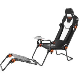 Lenkradständer Gamesitz Spielsitz aus Stahlrahmen Rennsimulator für Rennspiele Spielsitz Standard-GT- und Formula-Dual-Mode-Sitzen Rennsitz für