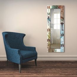 Dekospiegel Artland "Buntes zu Hause in taktvollen Farben" Spiegel Gr. B/H/T: 50,4 cm x 140,4 cm x 1,6 cm, bunt Dekospiegel