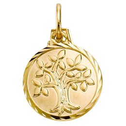 Ketten-Anhänger Firetti "Schmuck Geschenk Gold 333 Halsschmuck Anhänger Halskette Baum" Schmuckanhänger Gr. Gelbgold 333, 0,9 g, gelb (gelbgoldfarben) Damen