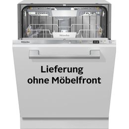 C (A bis G) Miele vollintegrierbarer Geschirrspüler "G 5367 SCVi XXL Active Plus S" silberfarben Einbaugeschirrspüler