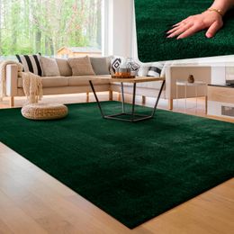 Teppich Paco Home "Cadiz 630" Teppiche Gr. B/L: 300 cm x 400 cm, 14 mm, 1 St., grün Esszimmerteppiche