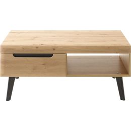 Couchtisch Inosign "TORGE" Tische Gr. B/H/T: 107 cm x 46 cm x 67 cm, braun (eiche artisan dekor, eiche dekor) Cool Aqua trifft Holz