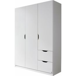 Kleiderschrank Rauch "Freiham" Schränke Gr. B/H/T: 136 cm x 197 cm x 54 cm, 3 St., weiß Kleiderschränke