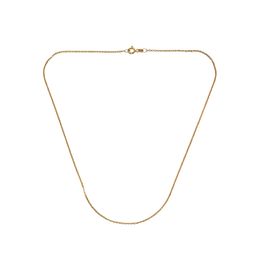 Collierkettchen Firetti "Schmuck Geschenk Gold 750 Halsschmuck Halskette Goldkette Rundanker" Halsketten Gr. 36, Gelbgold 585, Breite: 1,5 mm, gelb (gelbgoldfarben> <gelbgoldfarben) Damen Colliers