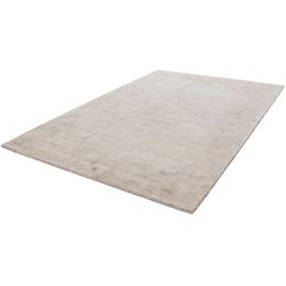 Teppich Calo-deluxe "Viteox 200" Teppiche Gr. B/L: 80 cm x 150 cm, 13 mm, 1 St., grau (taupe) Esszimmerteppiche Viskose, Kurzflor, Wohnzimmer
