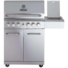 Allgrill allrounder Modular l Gasgrill 4 Brenner/Seitenkocher/Backburner Grundmodell Grill allrounder l