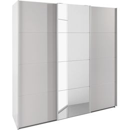 Schwebetürenschrank Rauch "Orias" Schränke Gr. B/H/T: 203 cm x 229 cm x 62 cm, grau (seidengrau) Schwebetürenschränke und Schiebetürenschränke