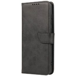 Wallet Magnet Case Buch Tasche Schutzhülle aufklappbare Hülle Standfunktion Zubehör kompatibel mit Oppo A78 Blau - Schwarz - Nexeri