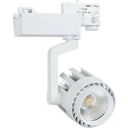 LEDKIA - LED-Strahler Dora 30W Weiß für 3-Phasenstromschienen Warmes Weiß 2700K 36º