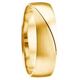 Trauring Firetti "Schmuck Geschenk Gold Hochzeit Ehering "LIEBE"" Fingerringe Gr. 17, ohne Brillant, Gelbgold 375, 6 mm, gelb (gelbgoldfarben) Trauringe