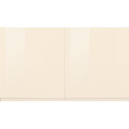 Hängeschrank KOCHSTATION "KS-Virginia" Schränke Gr. B/H/T: 100 cm x 57 cm x 34 cm, 2 St., beige (creme hochglanz) Küchenhängeschrank Hängeschrank Hängeschränke