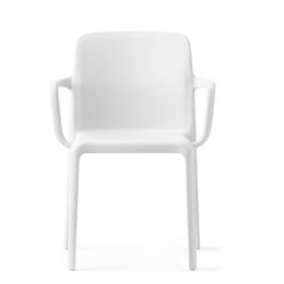 Armlehnstuhl CONNUBIA Stühle Gr. B/H/T: 65 cm x 92 cm x 65 cm, 2 St., Set, weiß (schneeweiß) Armlehnstühle