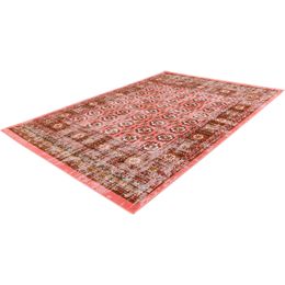 Teppich my home "Malva" Teppiche Gr. B/L: 120 cm x 170 cm, 6 mm, 1 St., rot Esszimmerteppiche