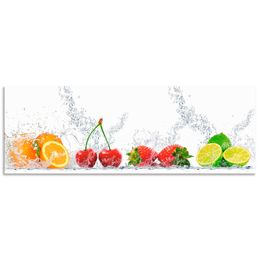 Küchenrückwand Artland "Fruchtig erfrischend gesund Fruchtmix" Spritzschutzwände Gr. B/H: 160 cm x 55 cm, bunt Küchendekoration