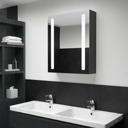 MAISONCHIC - LED-Spiegelschrank, Badschrank mit Spiegel, Badezimmerschrank fürs Bad 50x13x70 cm KLI43450